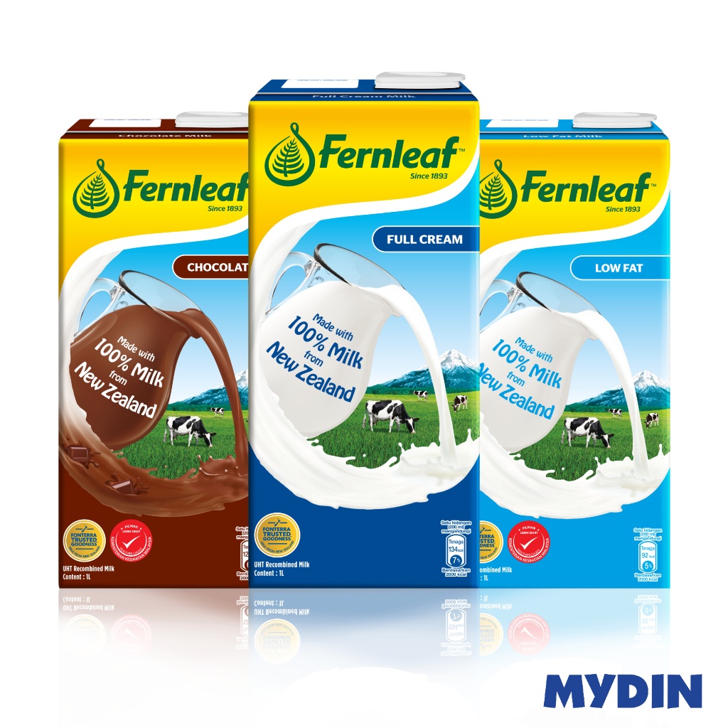 Fernleaf UHT Milk 1L (3 Flavours Available) | Shopee Malaysia
