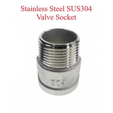NKS Stainless Steel SUS304 Valve Socket Pipe Fitting (15MM - 25MM ...