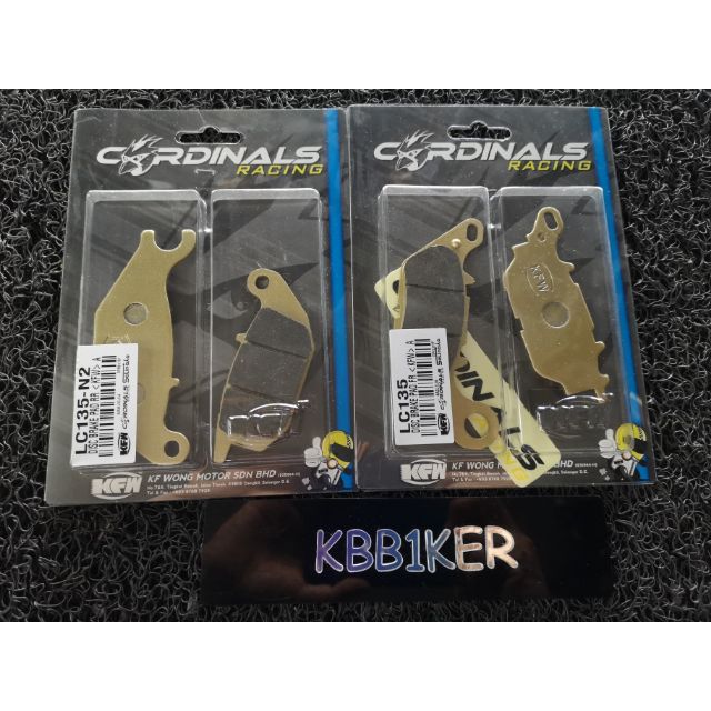 Brake Pad Lc135 Front / Rear Brand Cardinals Racing | Shopee Malaysia