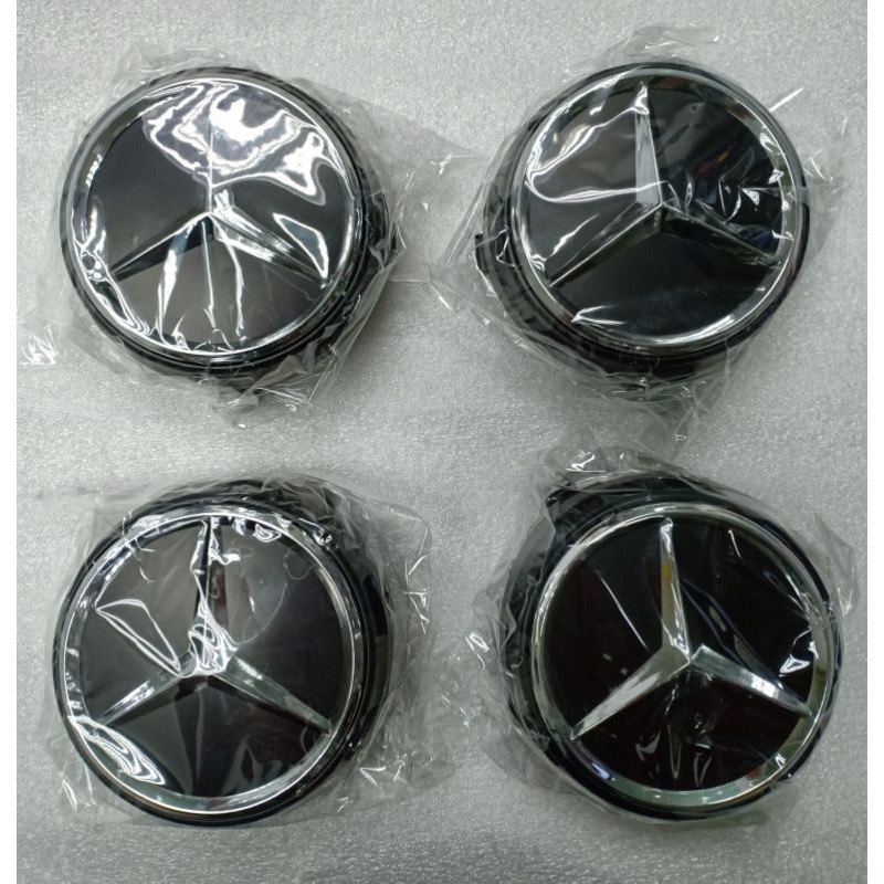 Mercedes benz wheel hub center caps 75mm for Mercedes-Benz w202 w204 ...