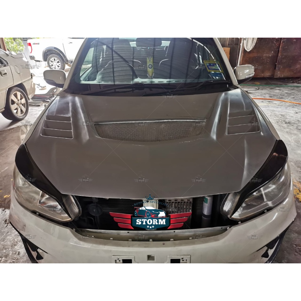 PROTON SAGA 2016 - 2022 ( EVO 9 ) FRONT BONET WITH 2K COLOR PAINT - FRP ...