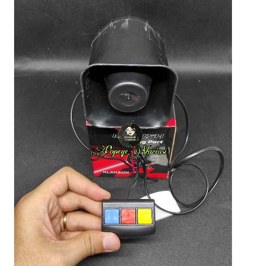 TOMBOL 3-button Toa Siren Horn Toa Siren Horn D7P AZ Direct Send Toa ...