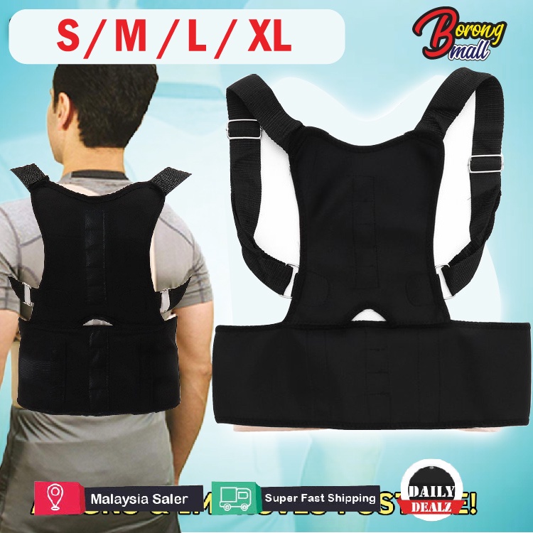 Back Support Posture Shoulder Correction Align Relieve Pain UNISEX/Baju ...