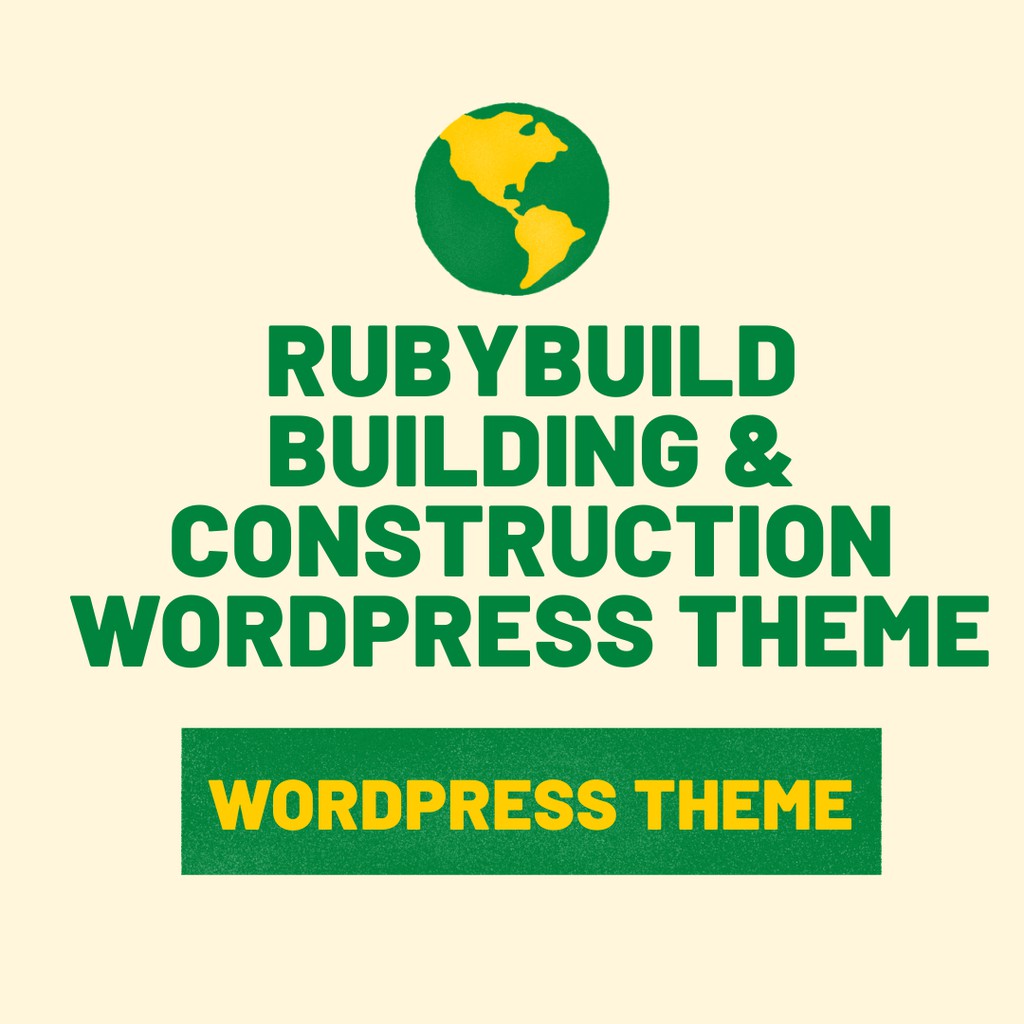 RubyBuild Building & Construction WordPress Theme (Lifetime Update & Access) | Shopee Malaysia