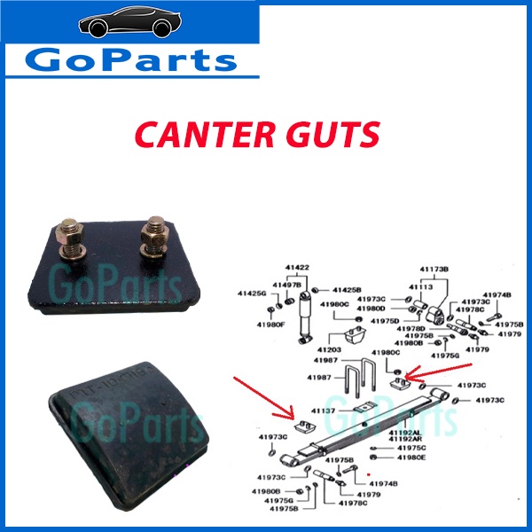 MITSUBISHI CANTER GUTS REAR SPRING BUMPER MOUNTING 1PC | Shopee Malaysia