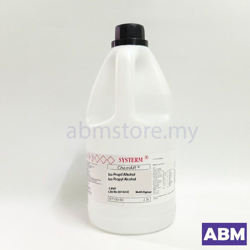 Iso Propyl Alcohol (IPA) AR, Systerm (2.5 Litre) | Shopee Malaysia