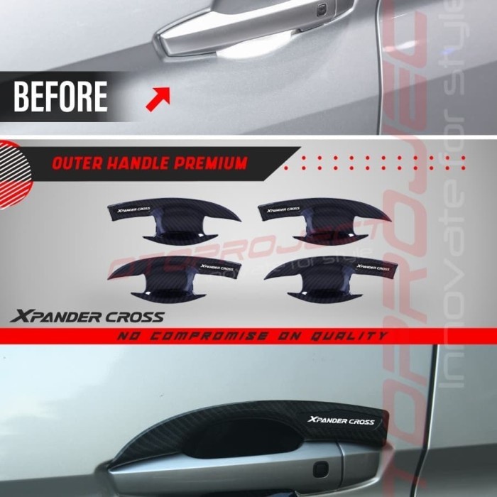 Outer Handle Cover Model Premium Carbon All New Xpander Cross 2021 ...