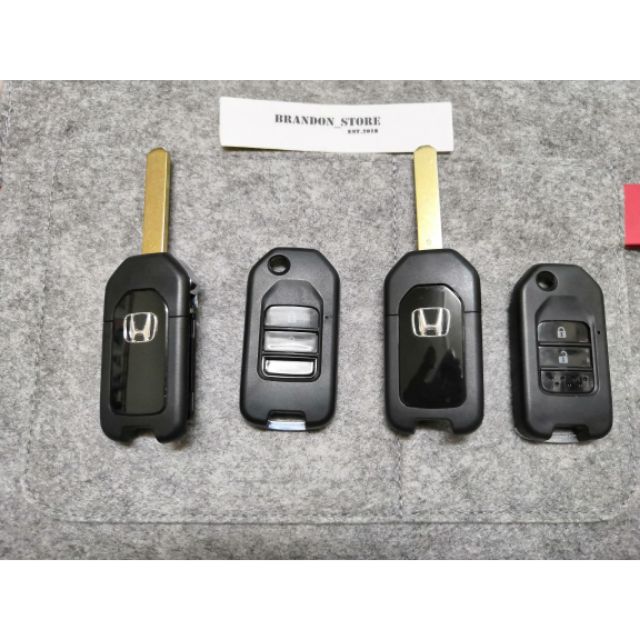 Honda Car Key Case Modify Flip Key Foldable Keyblade (2 Buttons/3 ...