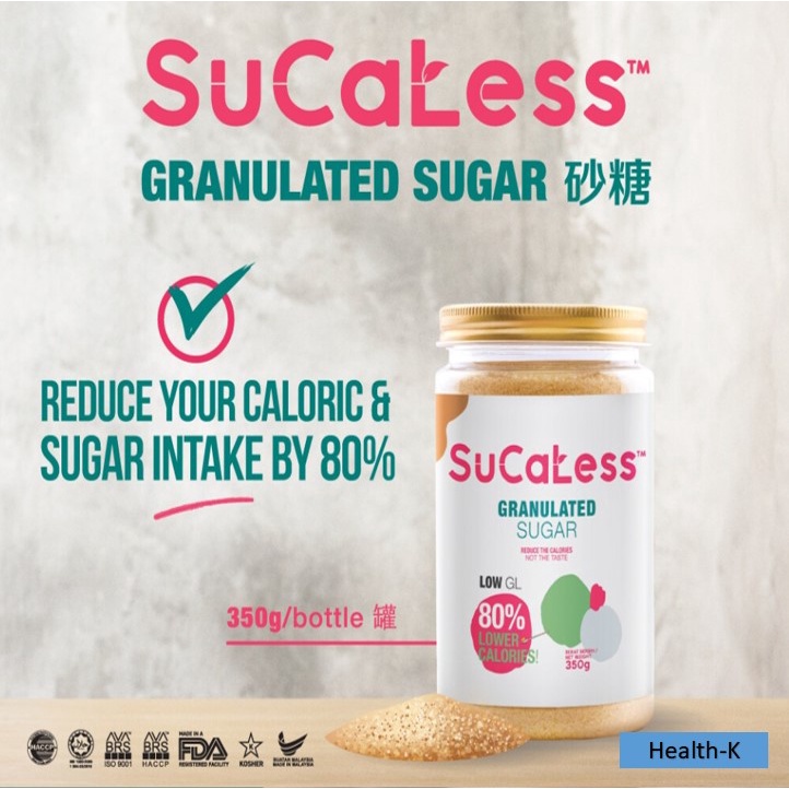 Low Sugar Lab SuCaLess Granulated Sugar 低卡健康益糖，砂糖！健康益糖 350g | Shopee ...