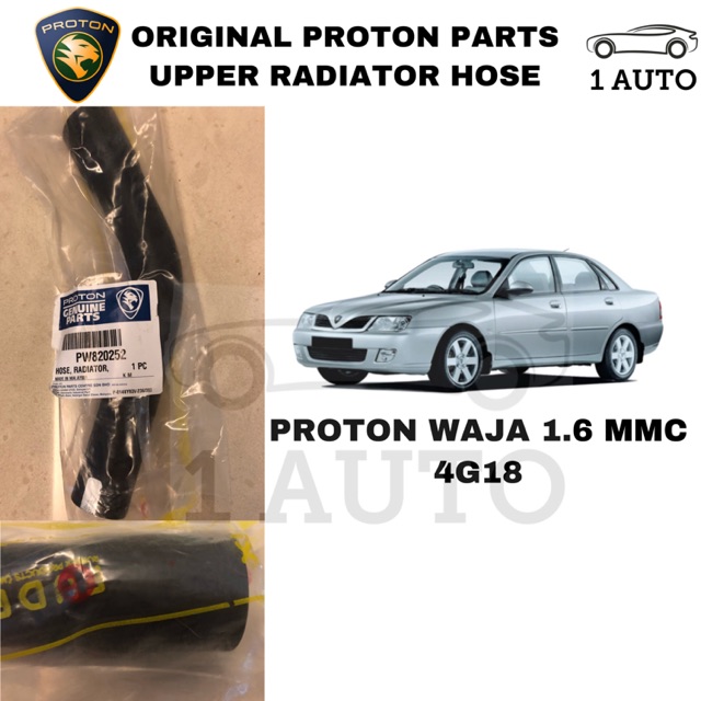 (ORIGINAL PROTON PARTS) UPPER RADIATOR HOSE WAJA 1.6 MMC 4G18 | Shopee ...