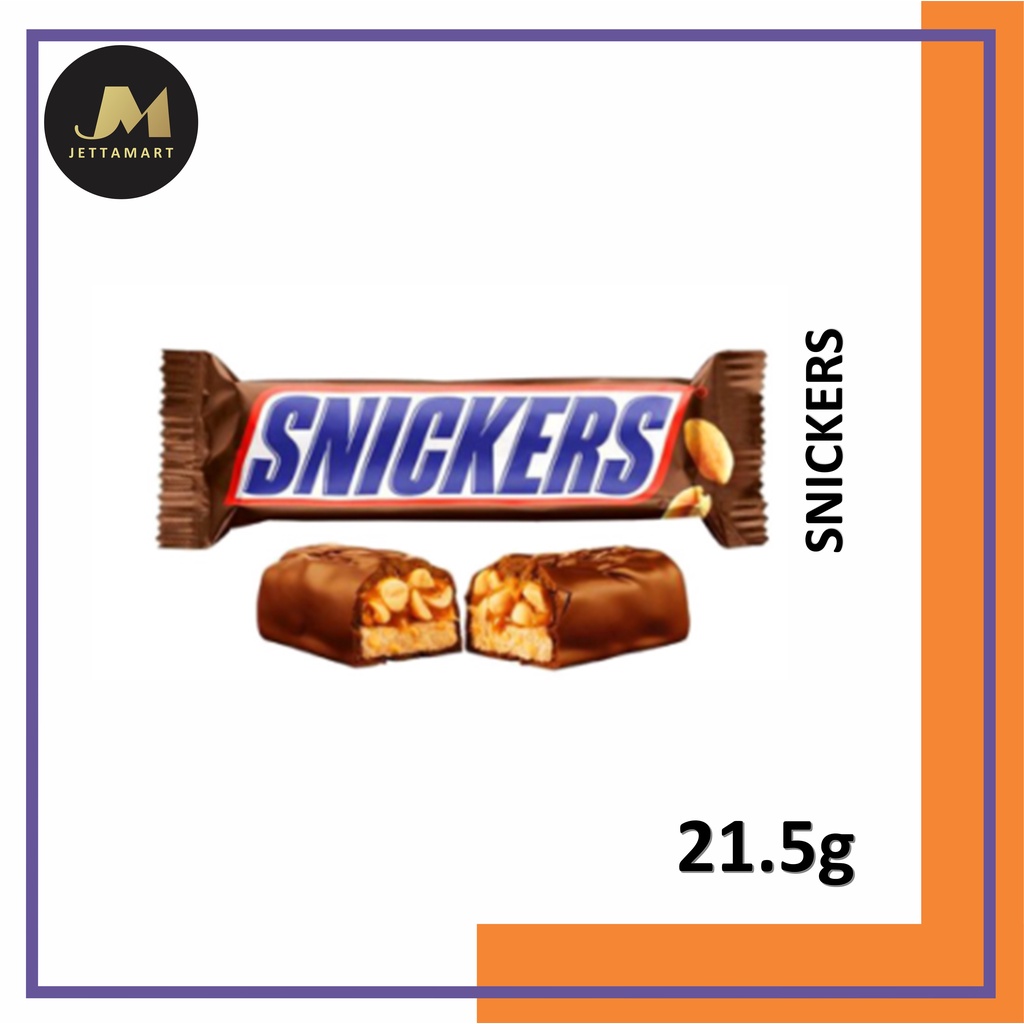 Snickers Chocolate Peanuts Bar *HALAL* (21.5g) | Shopee Malaysia