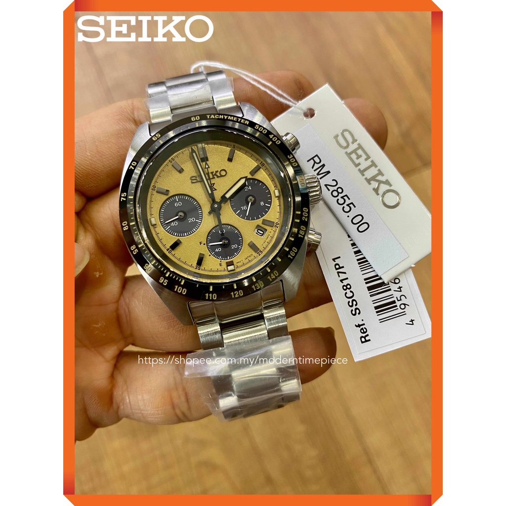 SEIKO PROSPEX SSC813P1/SSC815P1/SSC817P1/SSC819P1 Speedtimer Solar ...