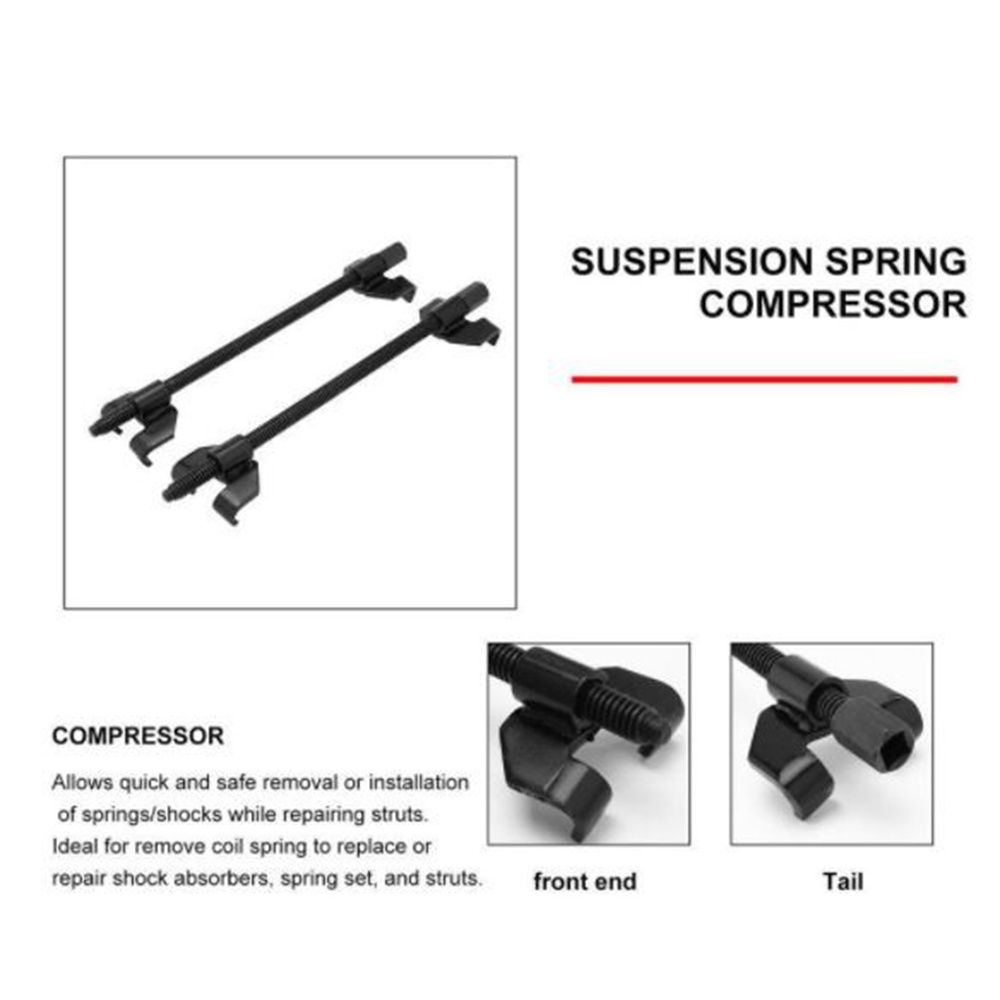 Heavy Duty Drop Forged 2pcs Coil Spring Compressor 380mm | Shopee Malaysia