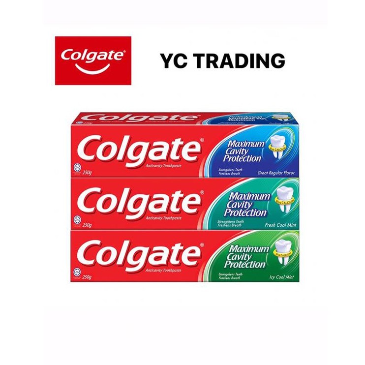 Colgate Maximum Cavity Protection Toothpaste 250g | Shopee Malaysia