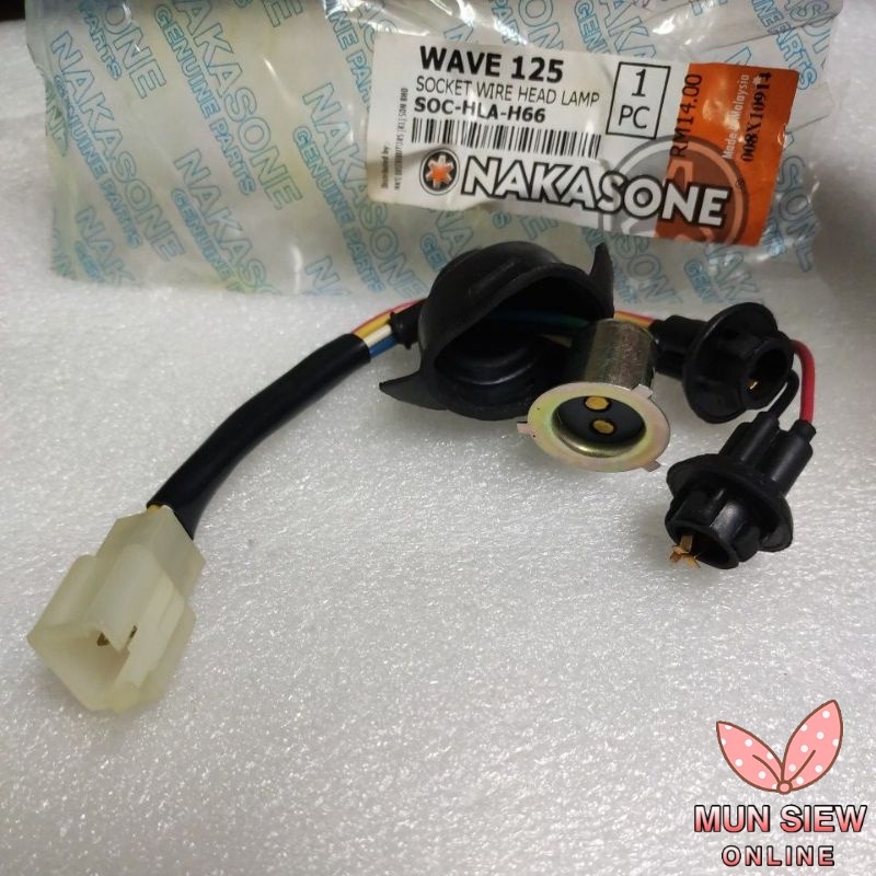 Head Lamp Socket Soket Lampu Depan Honda Wave125 Wave125r Wave 125 125r (Nakasone) | Shopee Malaysia
