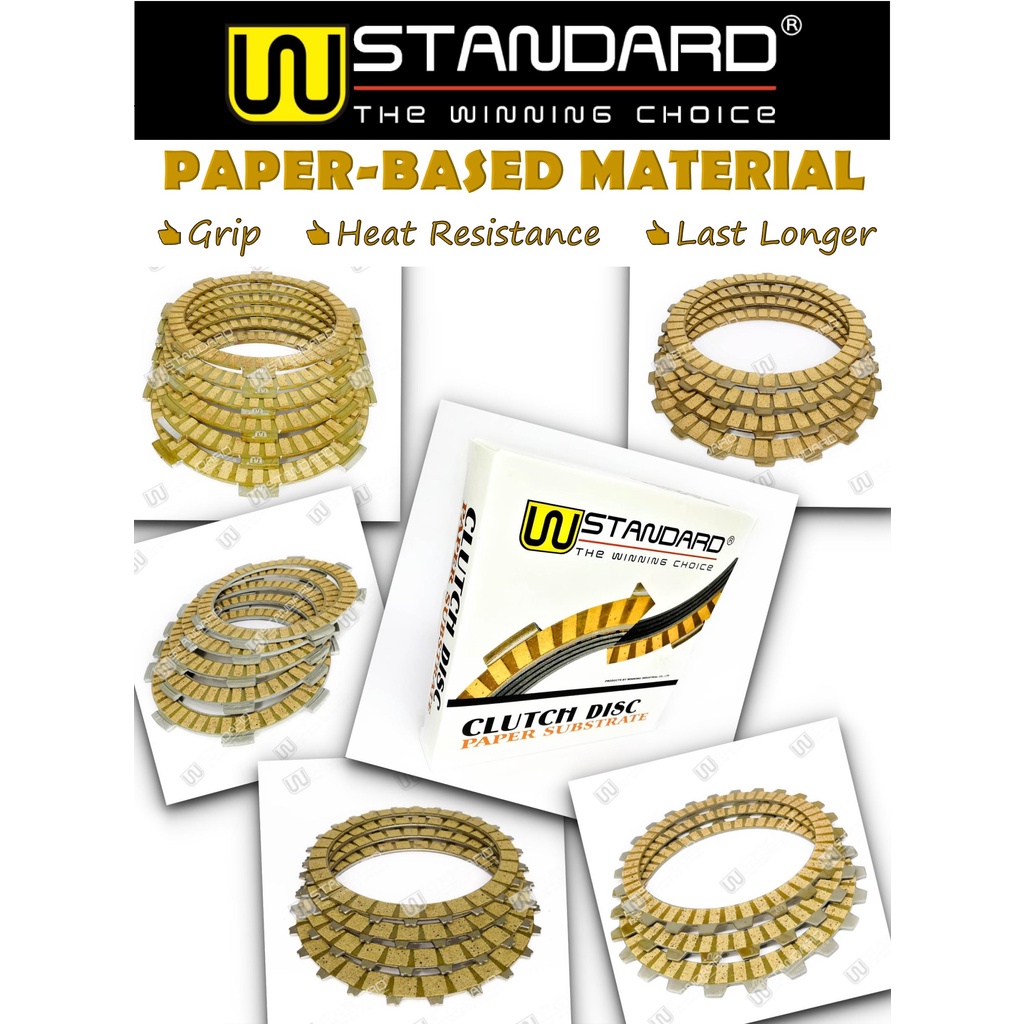 Paper Clutch Disc (Ex5 Dream Wave Lc Y Srl Future Klx Kr R25 rr dtm y15 ...