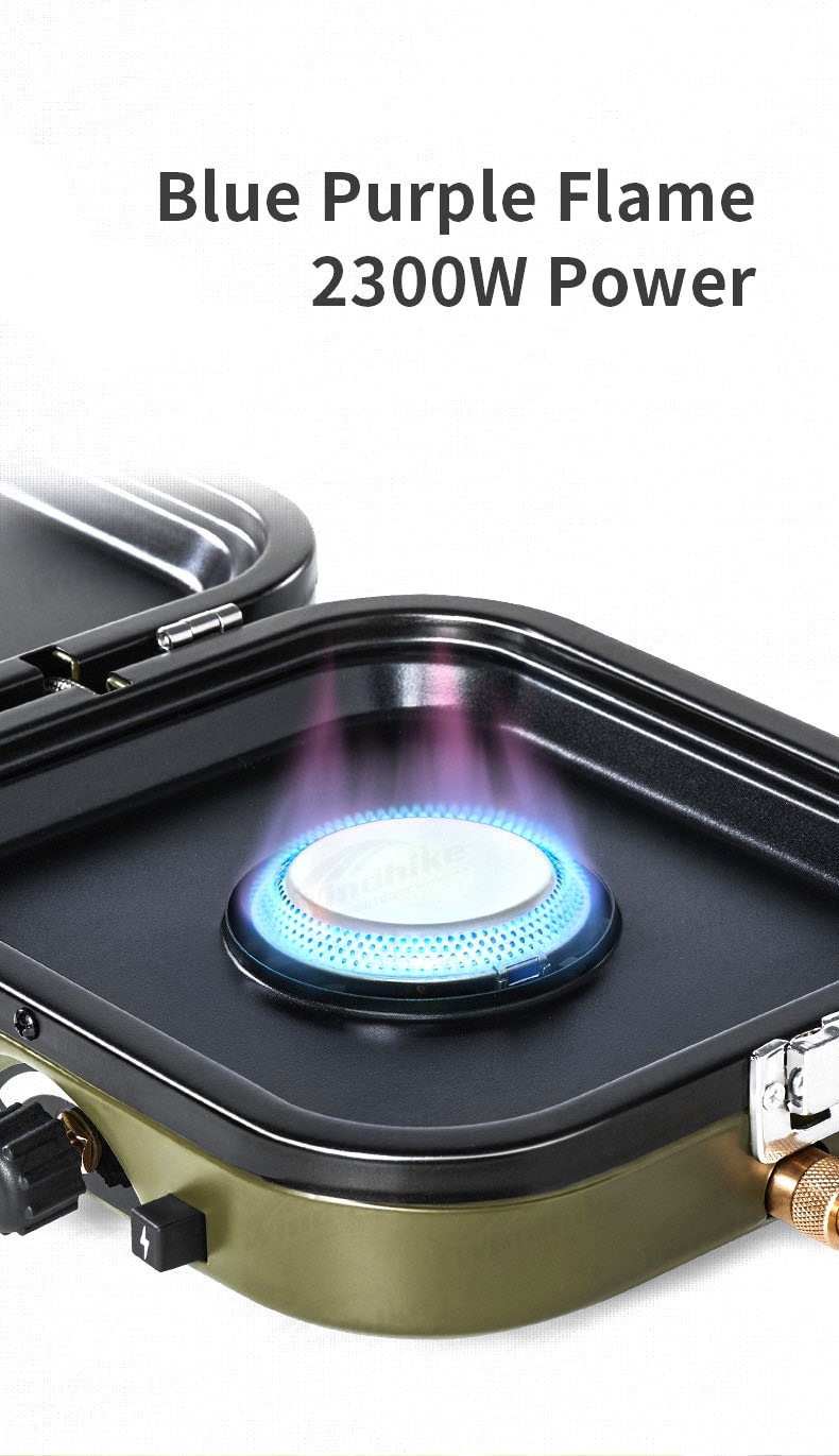 Naturehike Portable Double Head Furnace Gas Stove Foldable 2300W ...