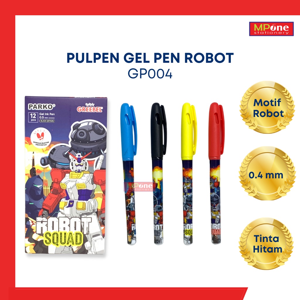 (1 Pcs) Robot Gel Pen / Character Pen / Greebel Robot Pen / GP004 Robot ...