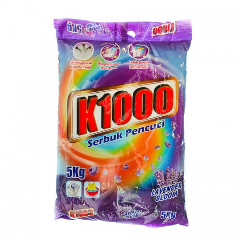 K1000 Detergent Powder - Lavender Bloom (5kg) | Shopee Malaysia