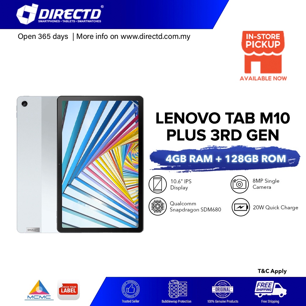 LENOVO TAB M10 Plus 3rd Gen [4GB RAM | 128GB ROM] | Shopee Malaysia