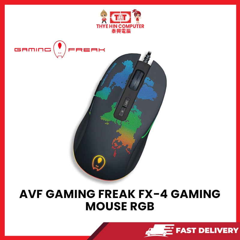 AVF Gaming Freak FX-4 Gaming Mouse RGB | Shopee Malaysia