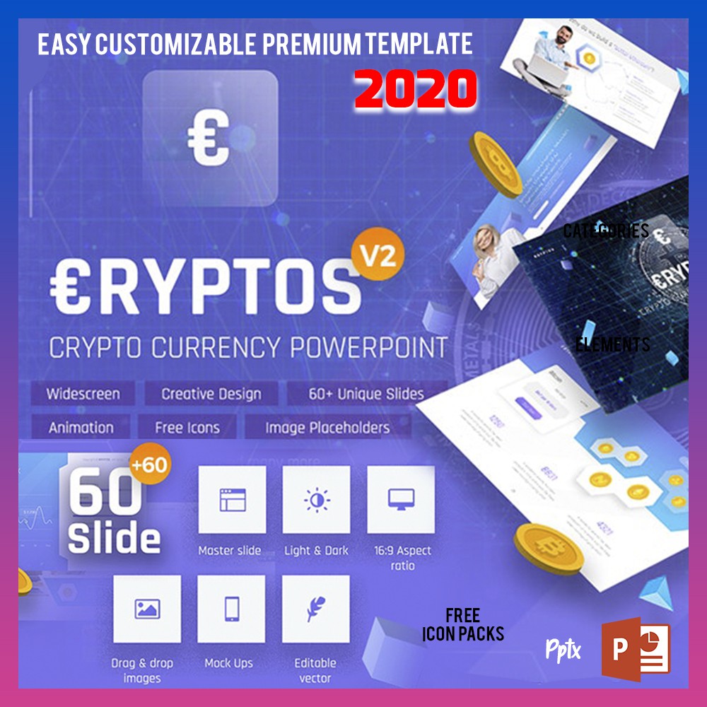 Crypto Currency PowerPoint Template | Shopee Malaysia