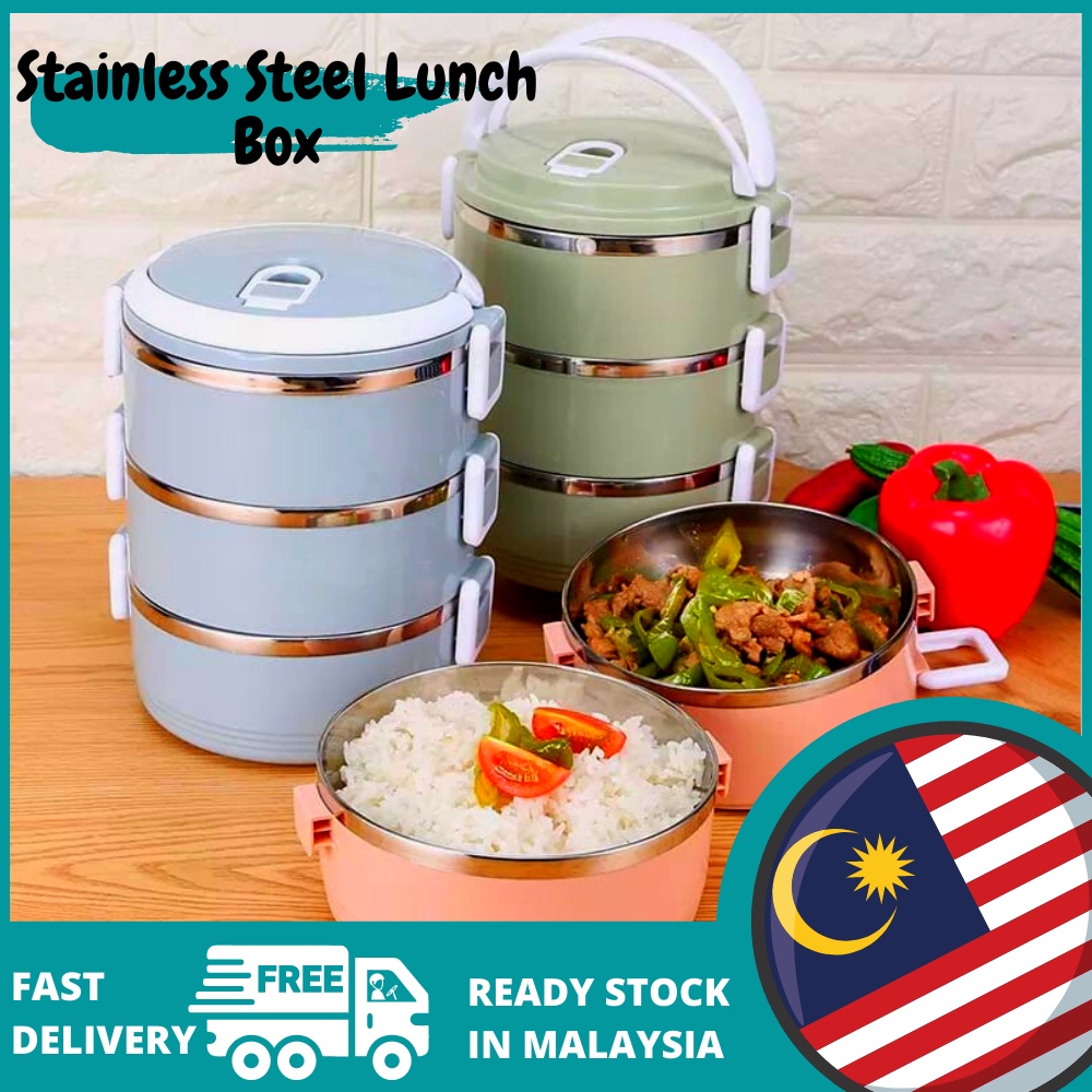 Ready Stock🔥Concepf Container box lunch Stainless Steel Leakproof Food ...