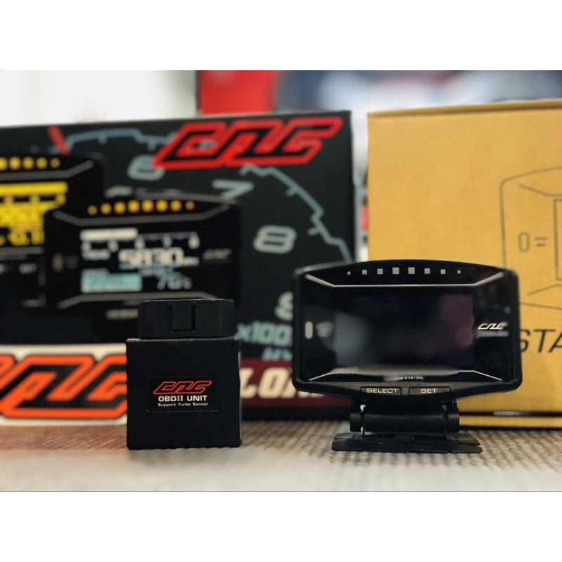 CAG OBD II STANALONE Gauge Meter Digital Racing Car Interior | Shopee ...