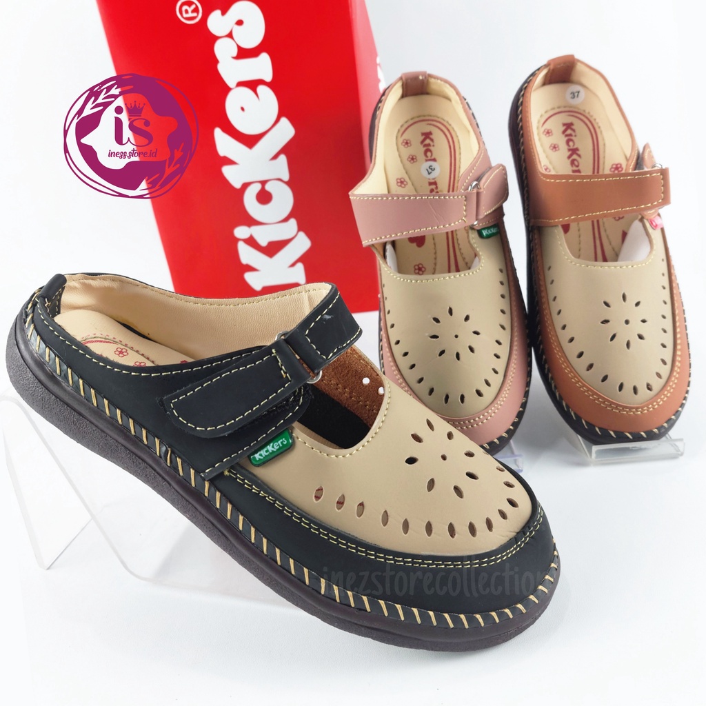 Latest Slip On Kickers Women's Sandals SL09 | Shopee Malaysia