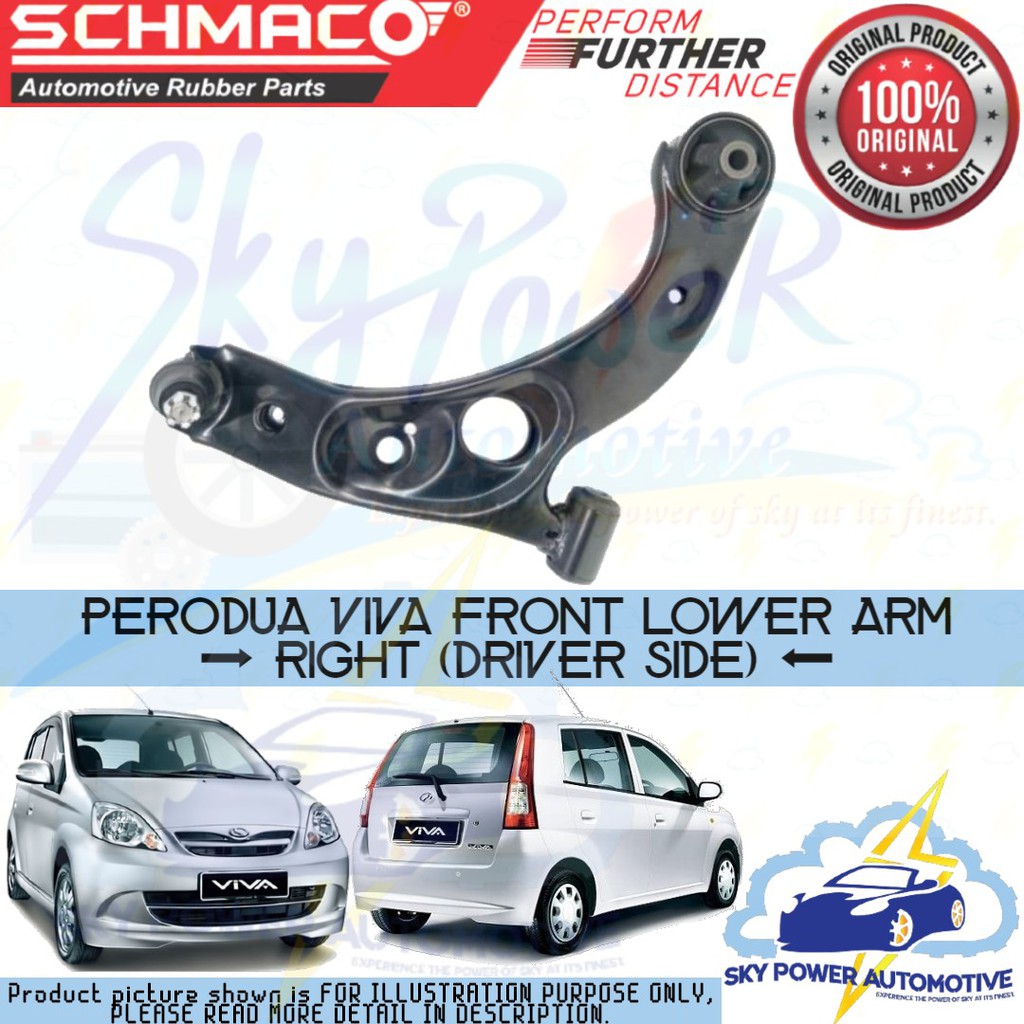 PERODUA VIVA SCHMACO LOWER ARM (FRONT LEFT & RIGHT) | Shopee Malaysia