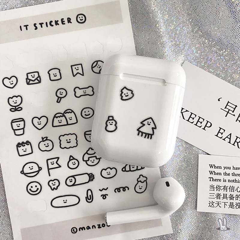 It Sticker Sheet with Many Cute Images Waaa | Shopee Malaysia