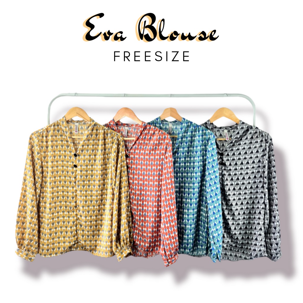 Eva blouse - ready stock | Shopee Malaysia