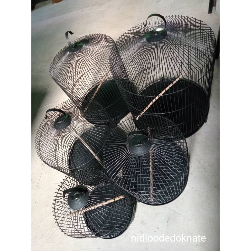 (SANGKAR BURUNG BESI) sangkar burung besi bulat saiz 9,12,13,14,16 inci ...