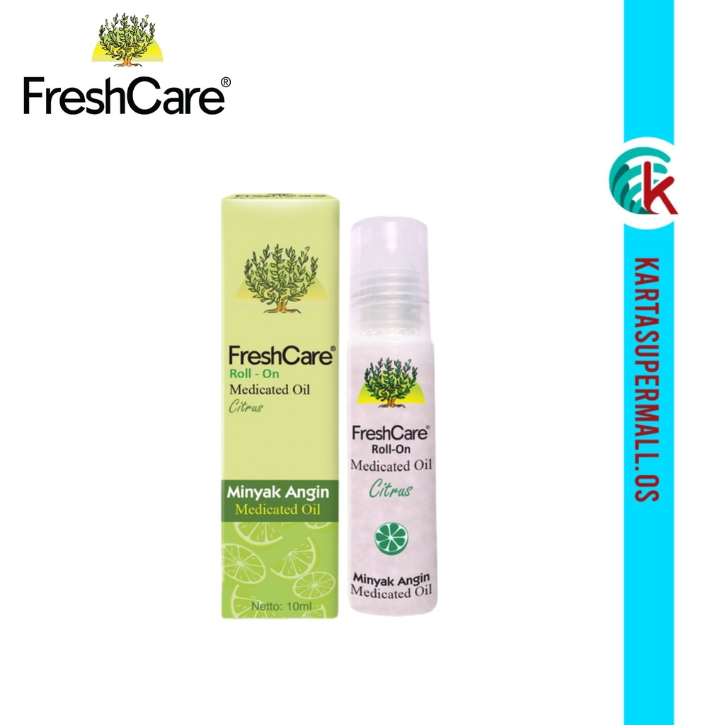 Fresh Care Roll On Medicated Oil Citrus 10ml | Shopee Malaysia
