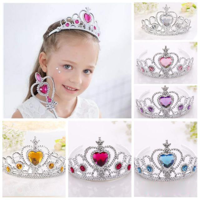 6 Inch Princess Crown for Cake Decoration Mahkota Kek Hiasan | Shopee ...