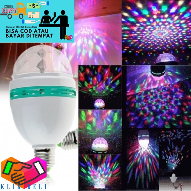 Decorative LED Disco Lights Rotating Light RGB Rotating Party Light ...