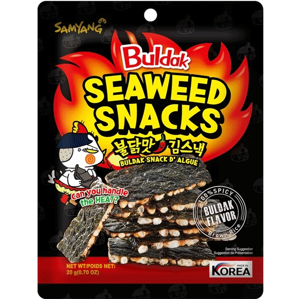 Samyang 2x Spicy Snack / Hot Chicken Ramen Snack / Seaweed Snack Halal ...