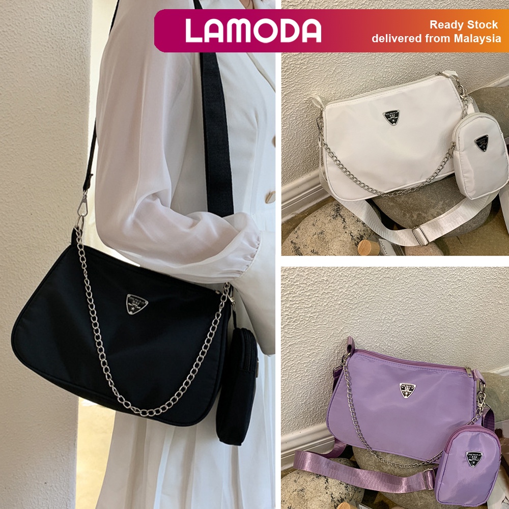 [ONE SIZE][Lamoda]ENDORA Woman Handbag Set 2 in 1 Sling Bag | Shopee ...