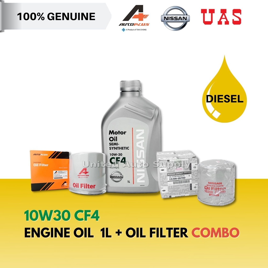 Navara NP300 D23T Urvan E26 NV350 NISSAN 10W30 CF4 Semi Synthetic ...