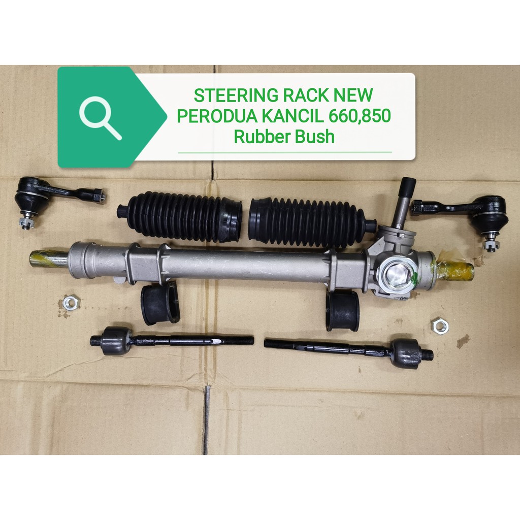 STEERING RACK PERODUA KANCIL 660,850 NEW SET RUBBER & SILICON BUSH ...