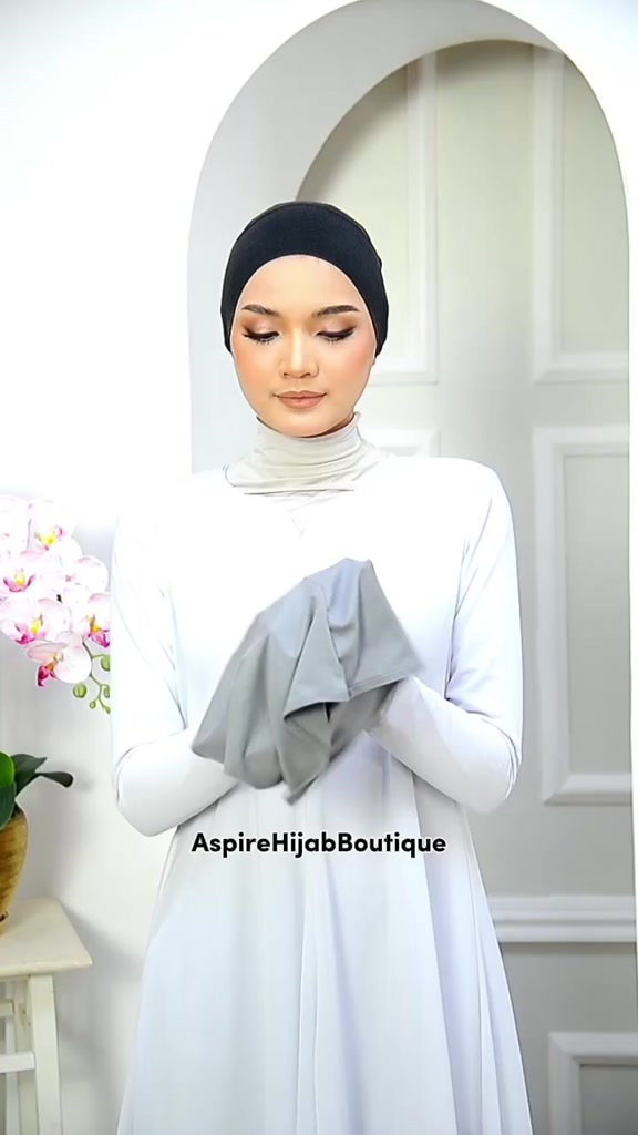 Tudung Syria Cotton Instant | Syria Instant | Cotton Premium | Sekali ...