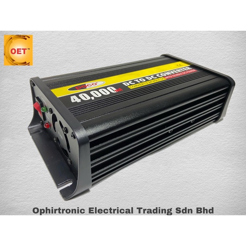 PACO 40,000mA DC to DC Converter (DC 24V to DC 12V) | Shopee Malaysia