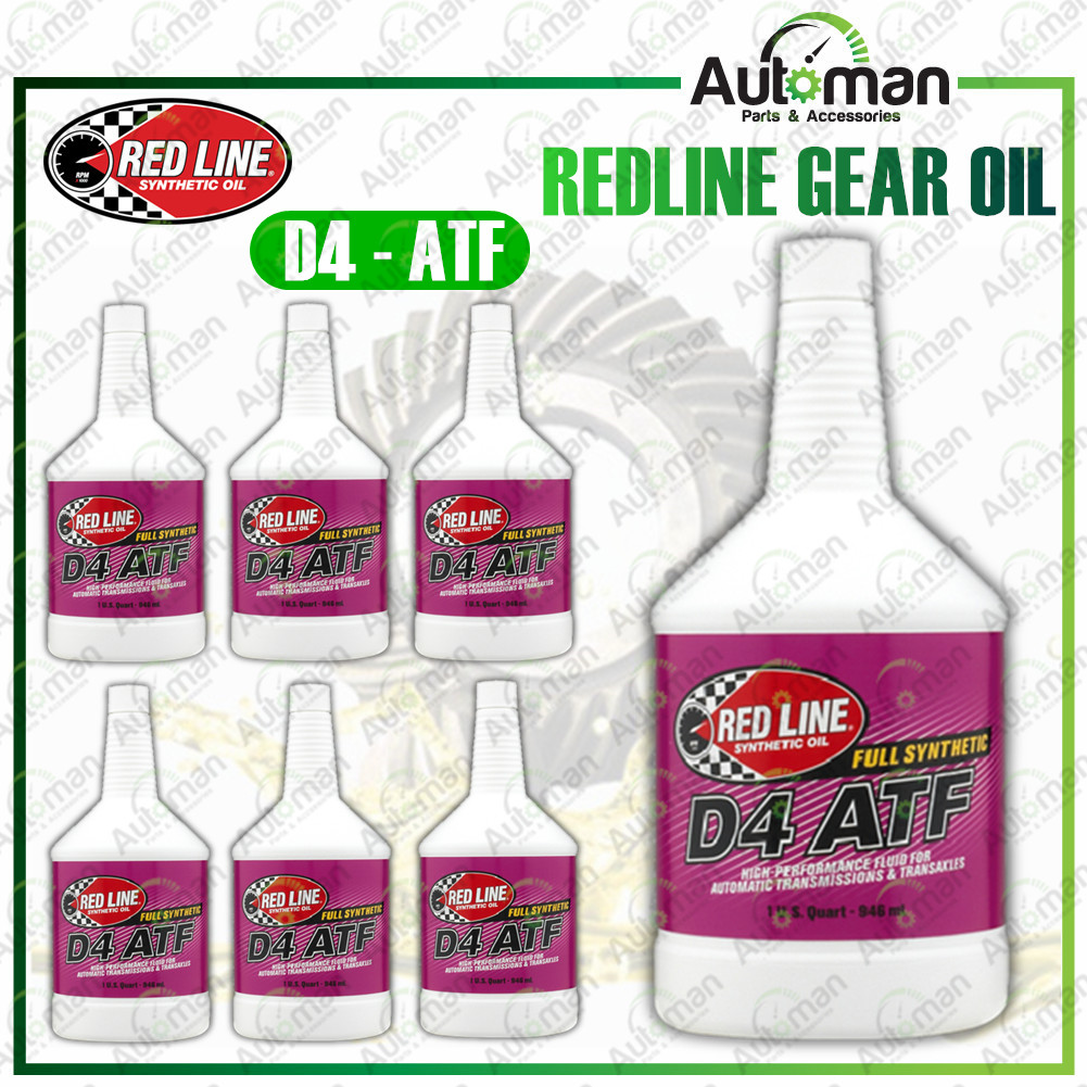 [ CLEARANCE STOCK ] Redline Red Line D4 ATF Automatic Transmission ...
