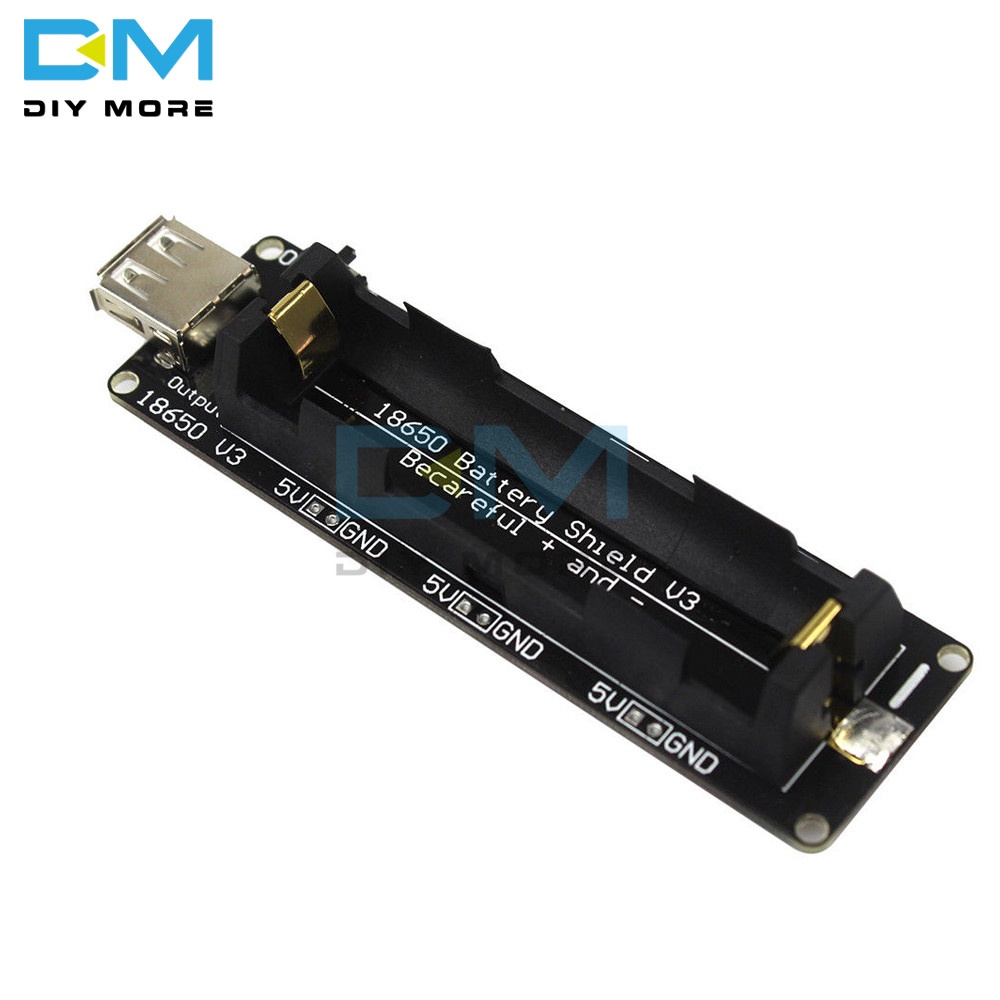 18650 16340 Shield V9 V8 V3 Power Expansion Board Module 5V/3A 3V Micro USB Type-C For Arduino ...