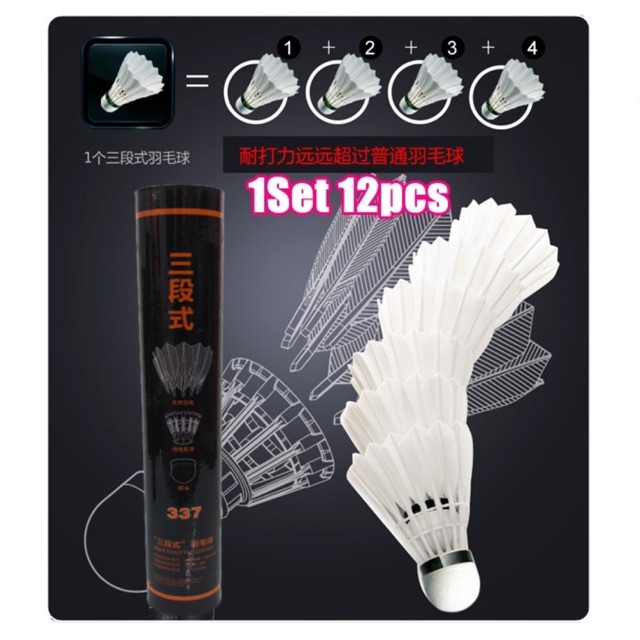 🔥Ready Stock🔥 Bola Badminton 3 In 1 Super Durable Badminton Feather ...