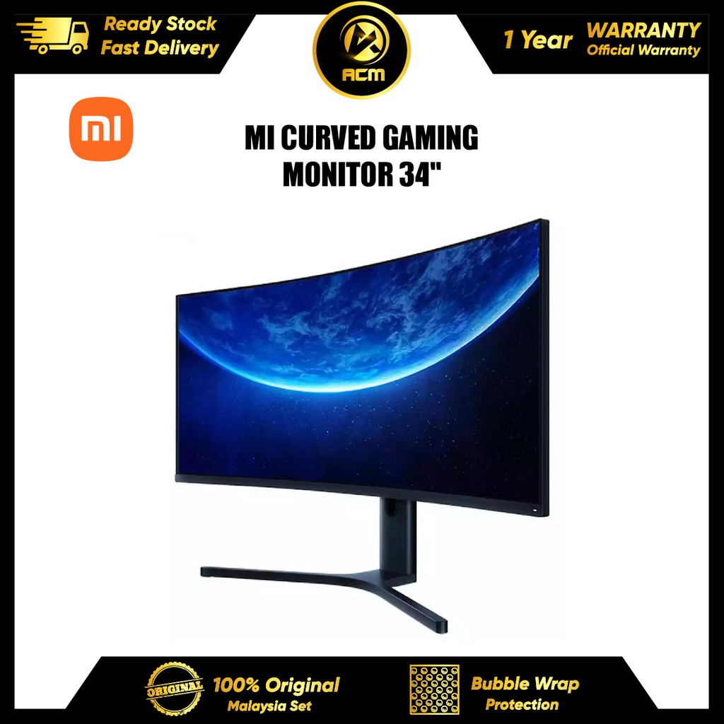 Xiaomi Mi Curved Gaming Monitor 34" 100% Original | Shopee Malaysia