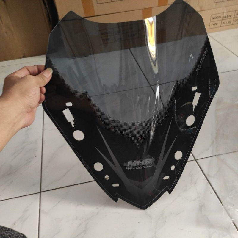Windshield Visor MHR Yamaha Xmax 250 - Black Series Xmax 250 New 2023 ...