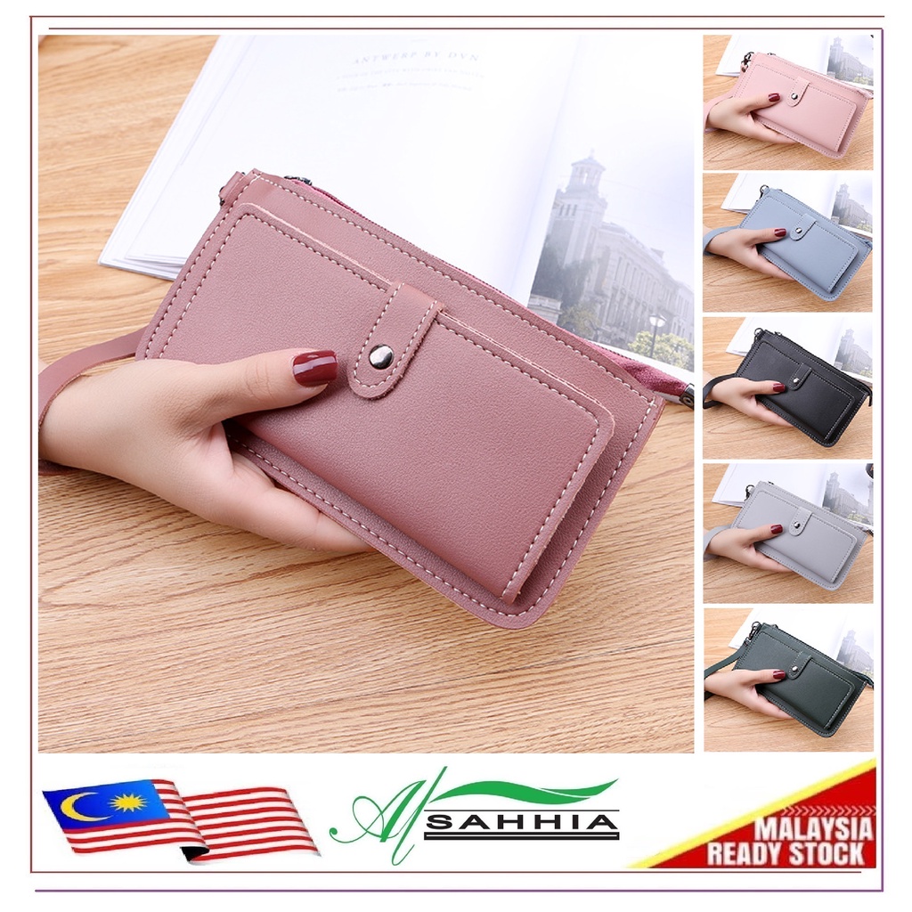 15P2 Al Sahhia Dompet Panjang Syiling Pemegang Kad Wanita ( Korean Lady ...