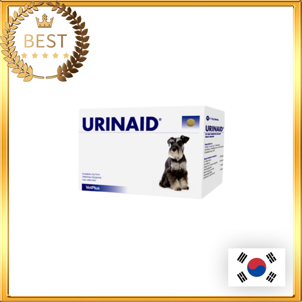 [VetPlus] URINAID Dog Urinary Care 60Tablets / Puppy Dogs Bladder ...