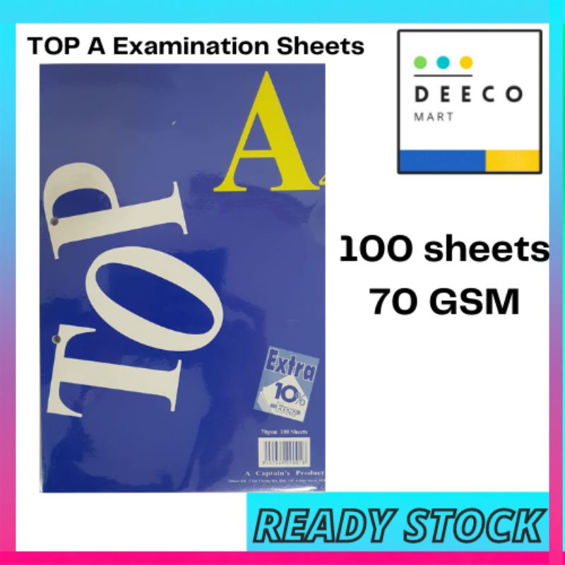 Top A Examination Pad/Test Pad 100 sheets 70 GSM | Shopee Malaysia